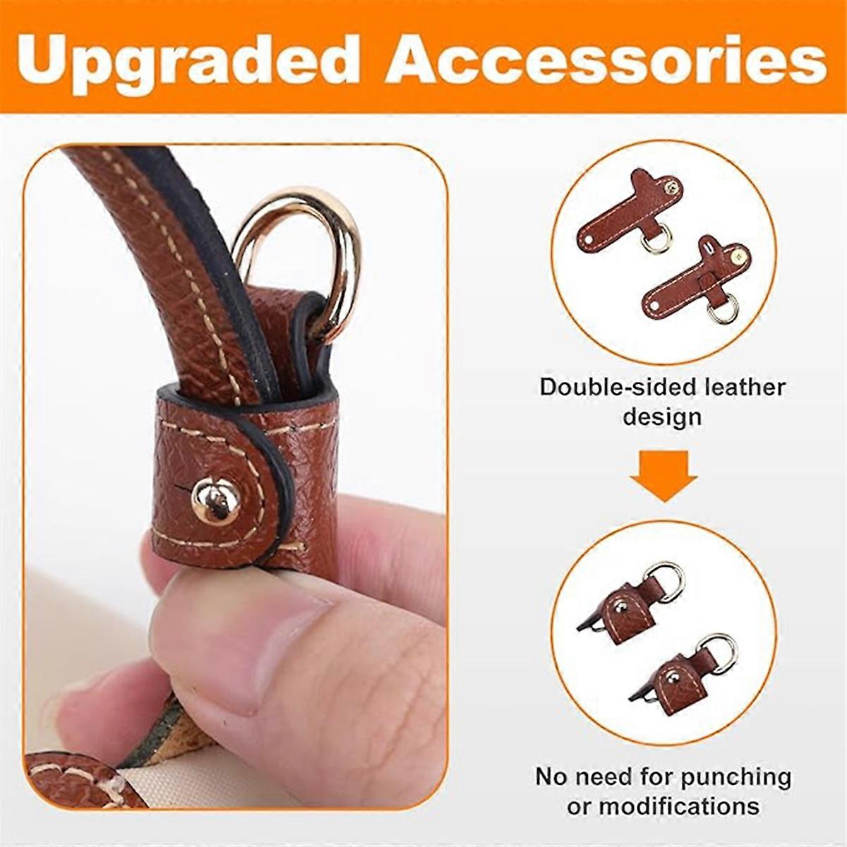 Strap for Longchamp Mini Bag Strap Kit, Leather No-Punch Shoulder Strap ...