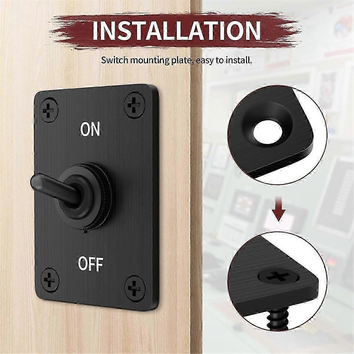 Heavy Duty Toggle Switch 12V DC30A Waterproof Toggle Switch | Fruugo UK