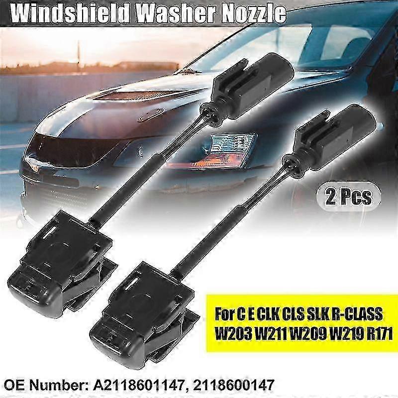 1Pair Windshield Washer Sprayer Nozzle Jet A2118601147 for - C E CLK R ...
