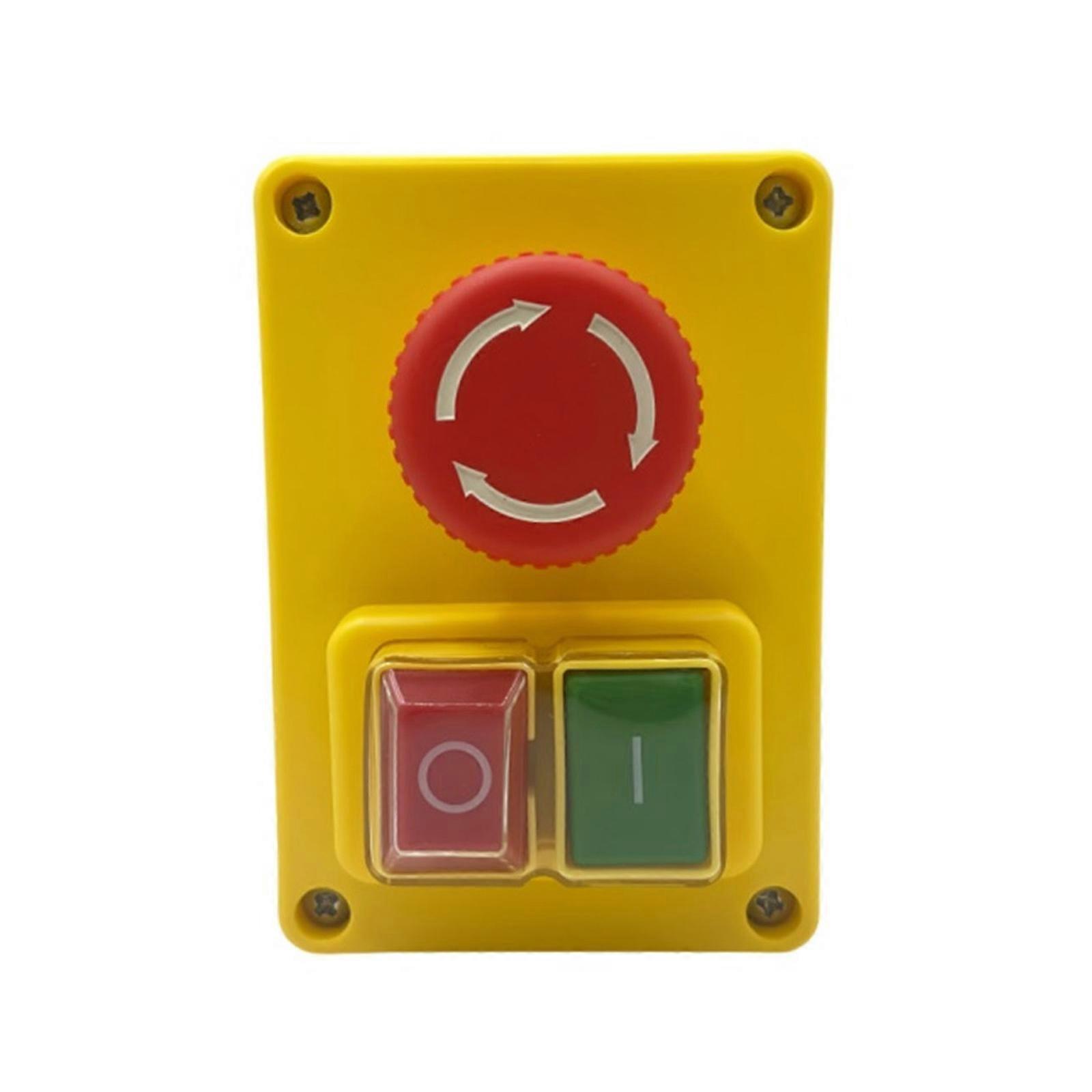 High Current Push Button Switches 250V 16A 5 Pin Connector Heavy Duty ...