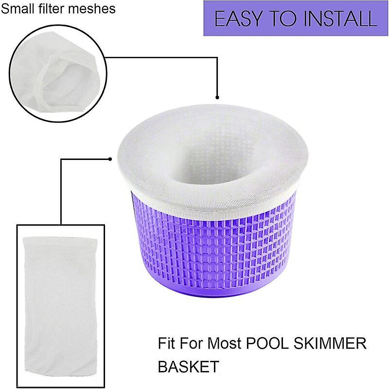 30 Pack Pool Socks for Fine Mesh Swimming Pools and Spa Filters ...