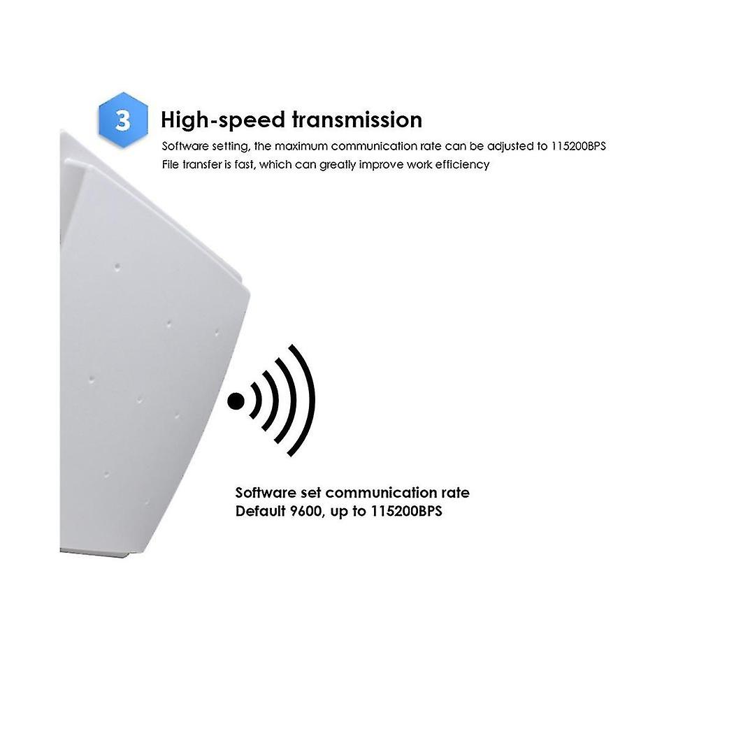 8m Long Range Built-in Antenna Uhf Rfid Card Reader Integrated Reader Rs232 Rs485 Tcp/ip ...