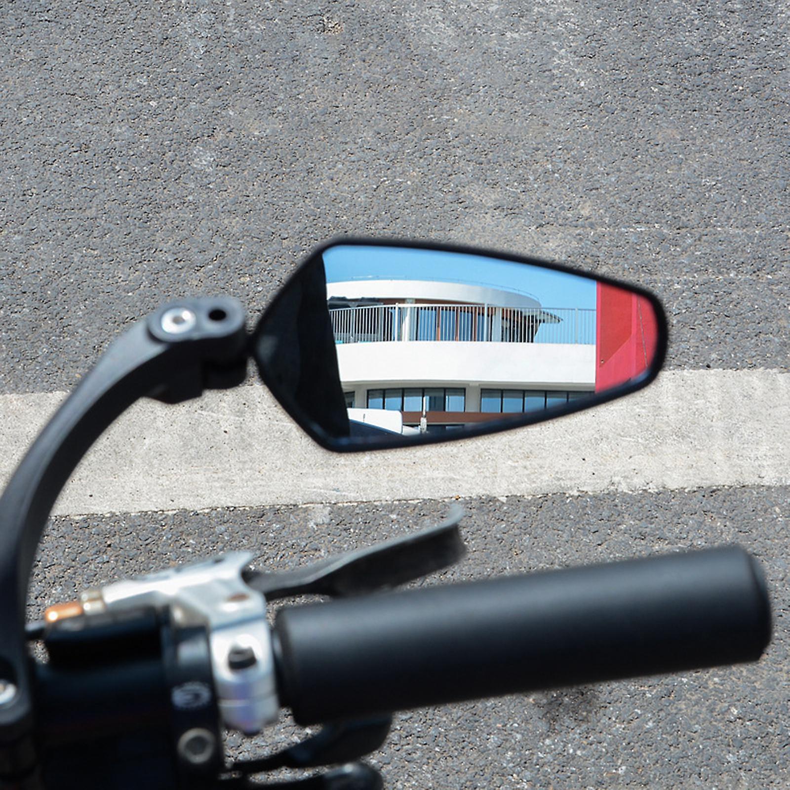 Road Bike Mirror Bicycle Rear View Mirrors Adjustable Rotatable Safe ...