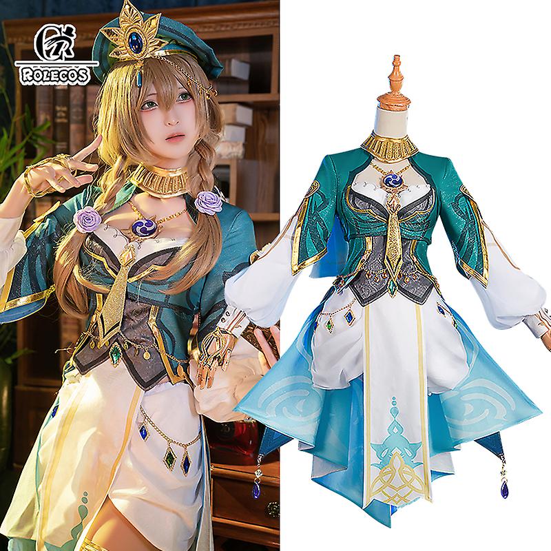 Game Genshin Impact A Sobriquet Under Shade Lisa Cosplay Costume For ...
