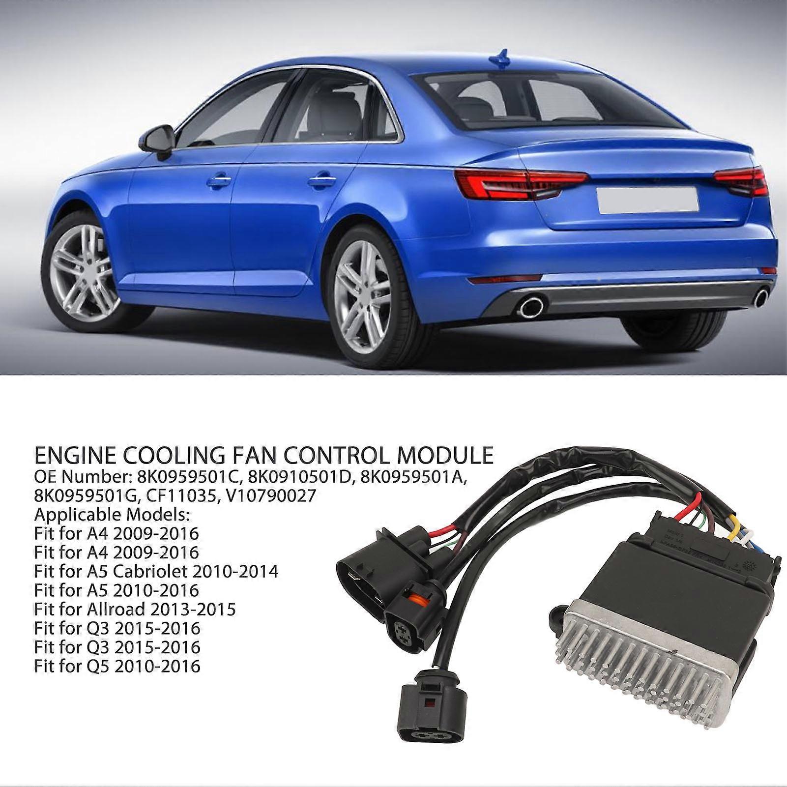 Engine Cooling Fan Control Module 8K0959501C Cooling Fan Control Unit ...