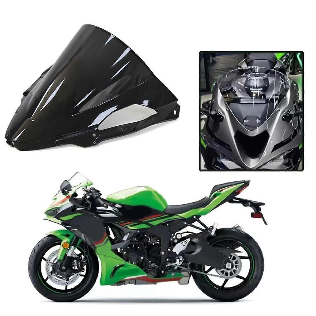Motorcycle Front Windshield Windscreen Baffle Wind Deflectors for -6R ...