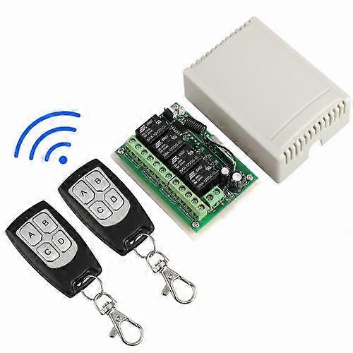 Relay wireless radio frequency remote control switch and transmitter ...