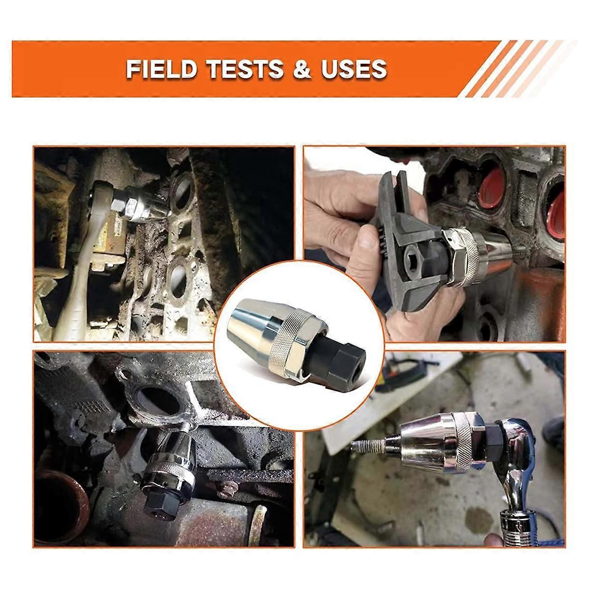 Broken Bolt and Stud Extractor Tool,Grips and Removes 1/4in to 1/2in ...