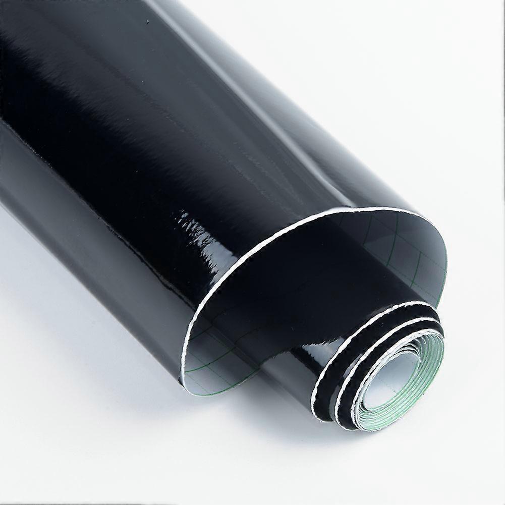 Car Sticker Glossy Black Vinyl Wrap Film Gloss Black Self Adhesive ...