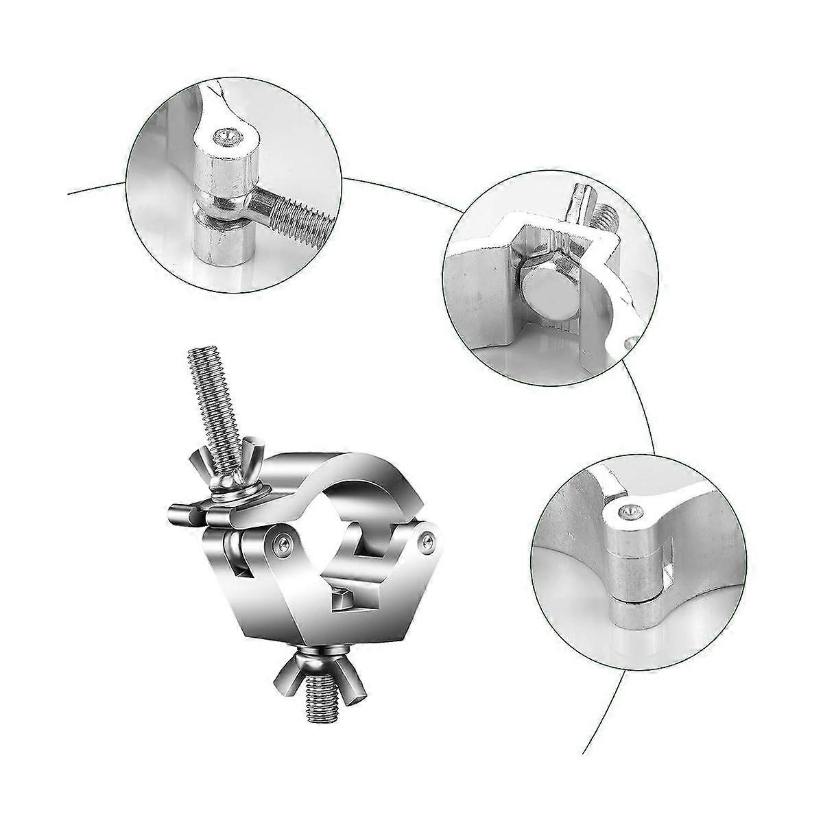 4Pack Stage Lights Clamp Aluminum Alloy Truss Light Clamps, for Tube ...