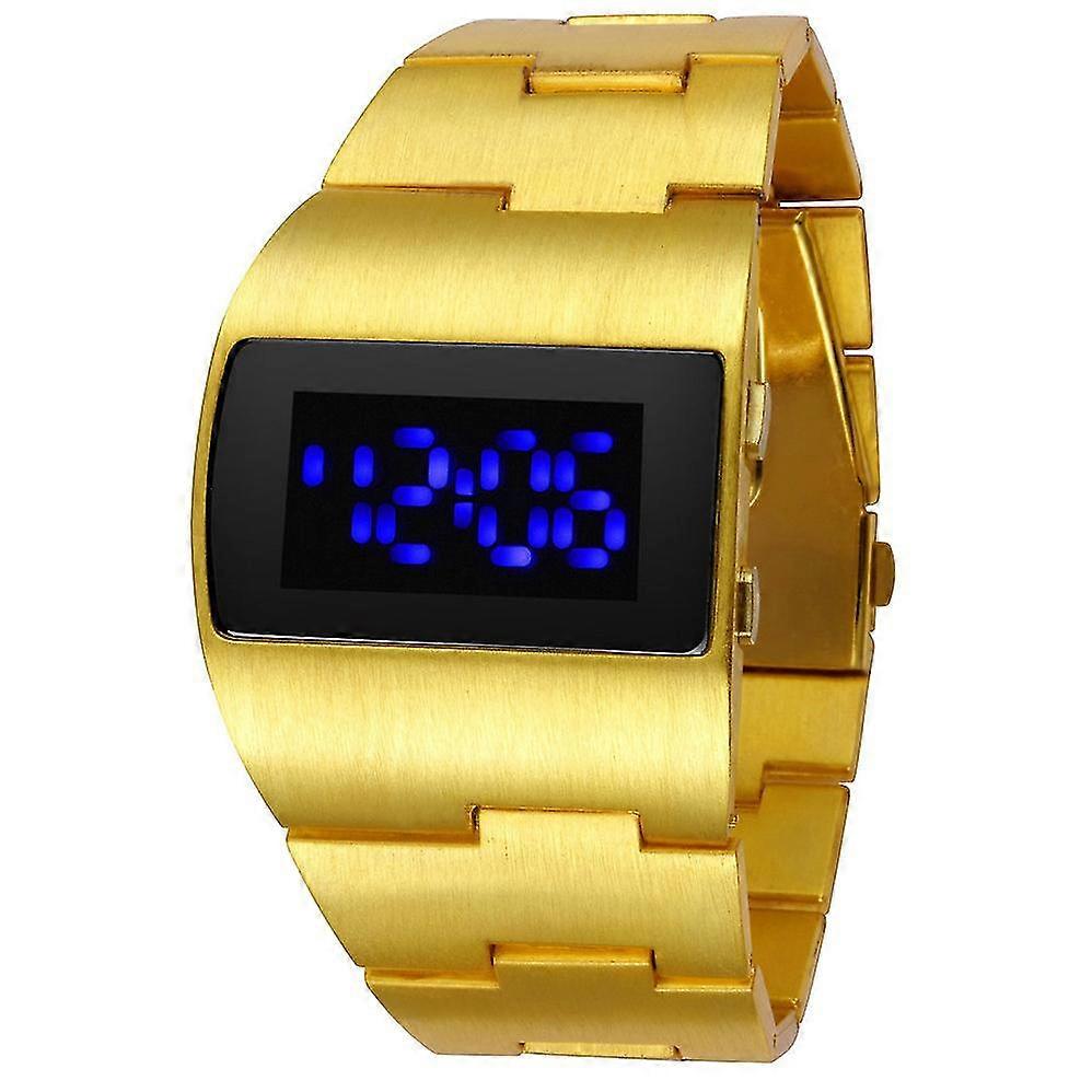 Fashion Led Digital Watch Men Nilitary Sports Watches Black Stainless ...