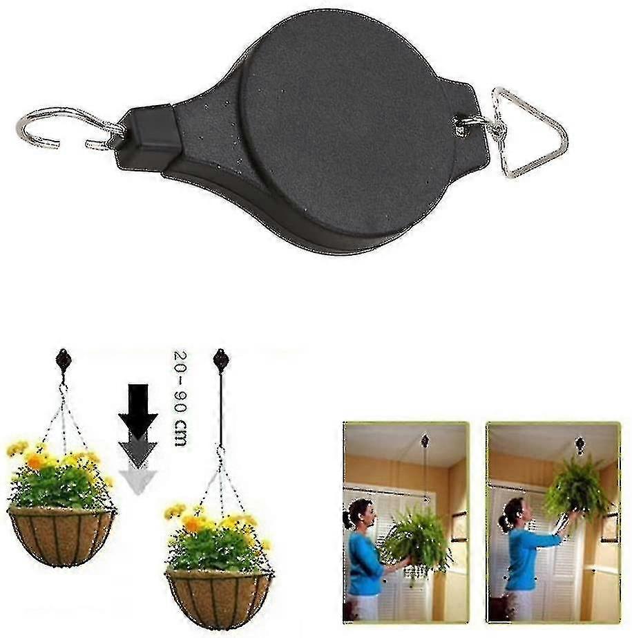 Heavy Duty Adjustable Plant Pulley Retractable Pulley Plant Hanger ...