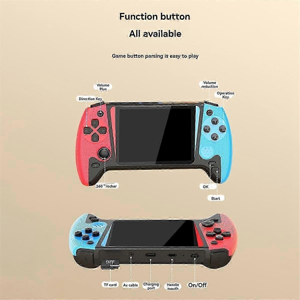 Handheld Video Game Console 500 In 1 3.5inch Retro Arcade Nostalgia ...