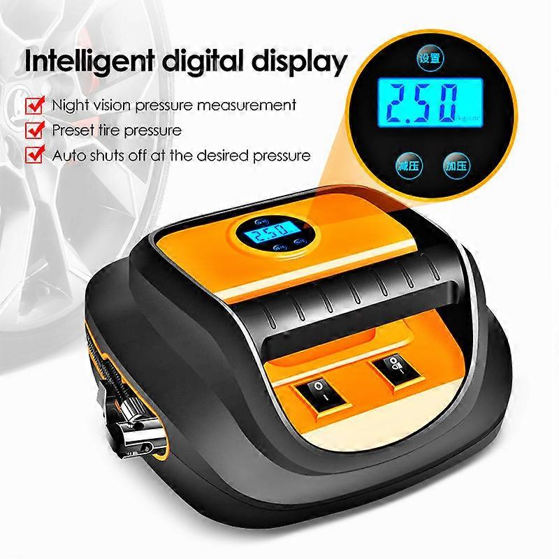 12V Air Compressor Car Tyre Inflator Mini Electric Auto Car Air Pump ...
