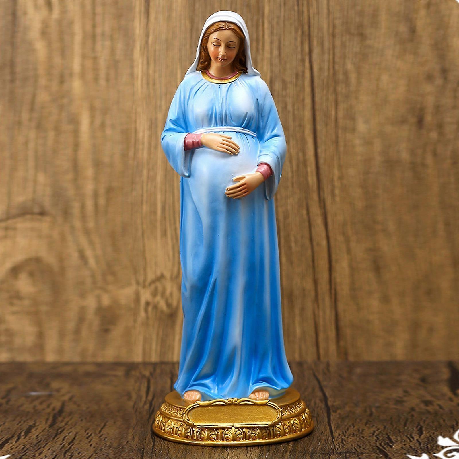 Virgin Mary Statue Mother of God Pregnant Mary Statue Expectant Mother ...