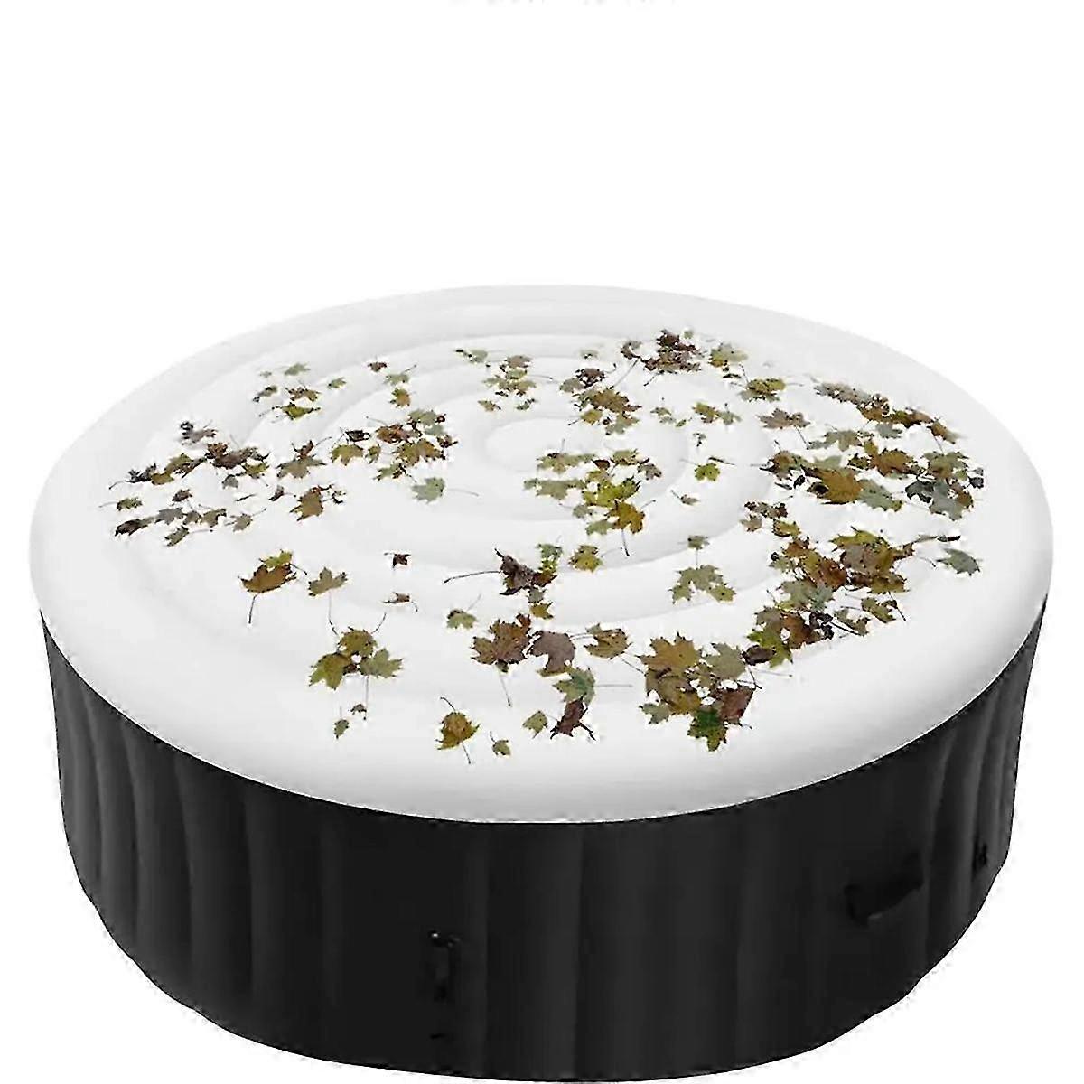 Inflatable Hot Tub Cover Inflatable Round Lid Handled Hot Tub Cover ...