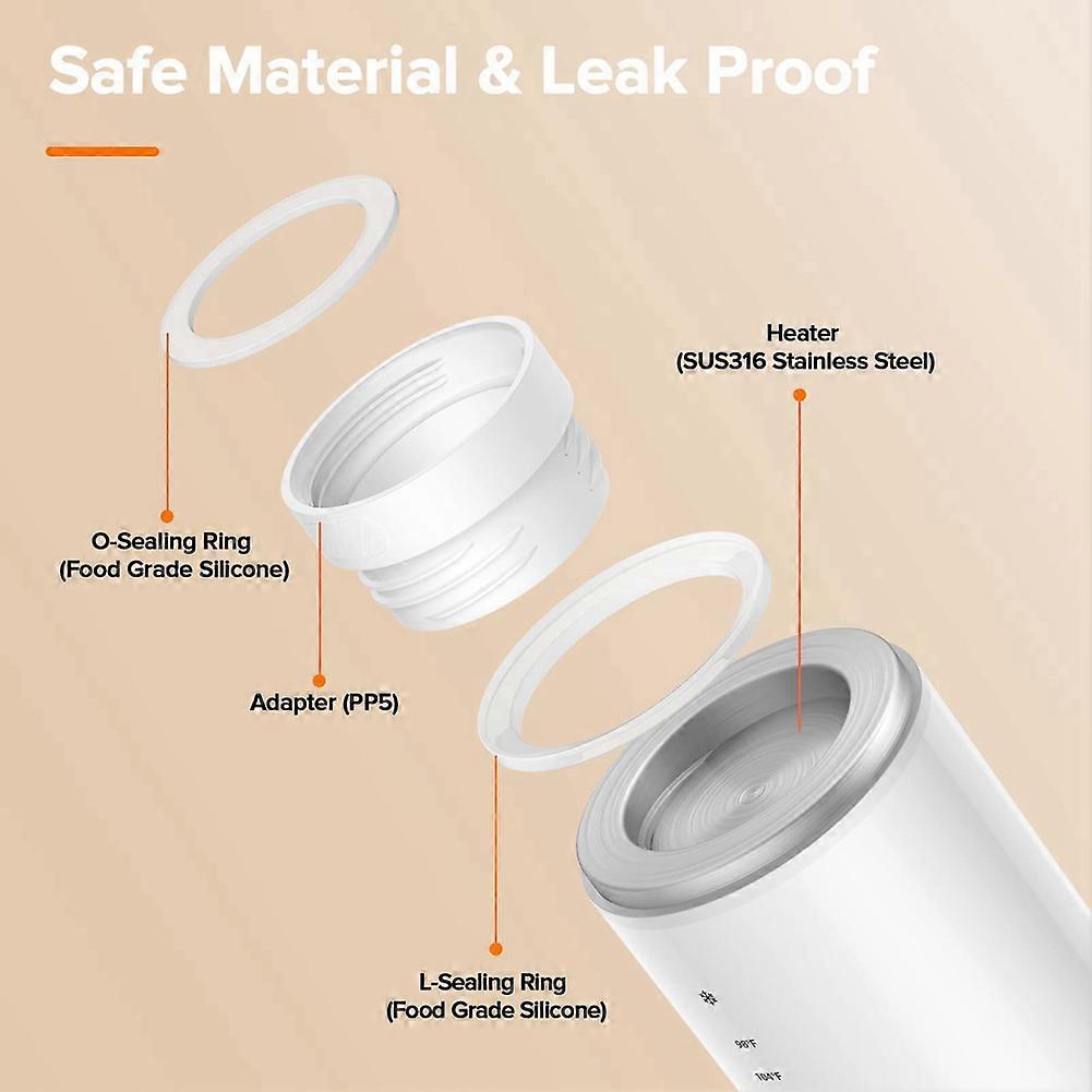 Portable Electric Smart Milk Warmer Multifunctional Bottle Heater for ...