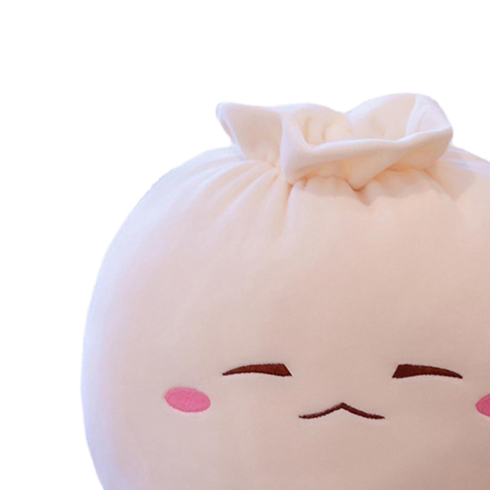 Dumpling Plush Pillow Bao Bun Stuffed Plush Multifunctional Cute ...