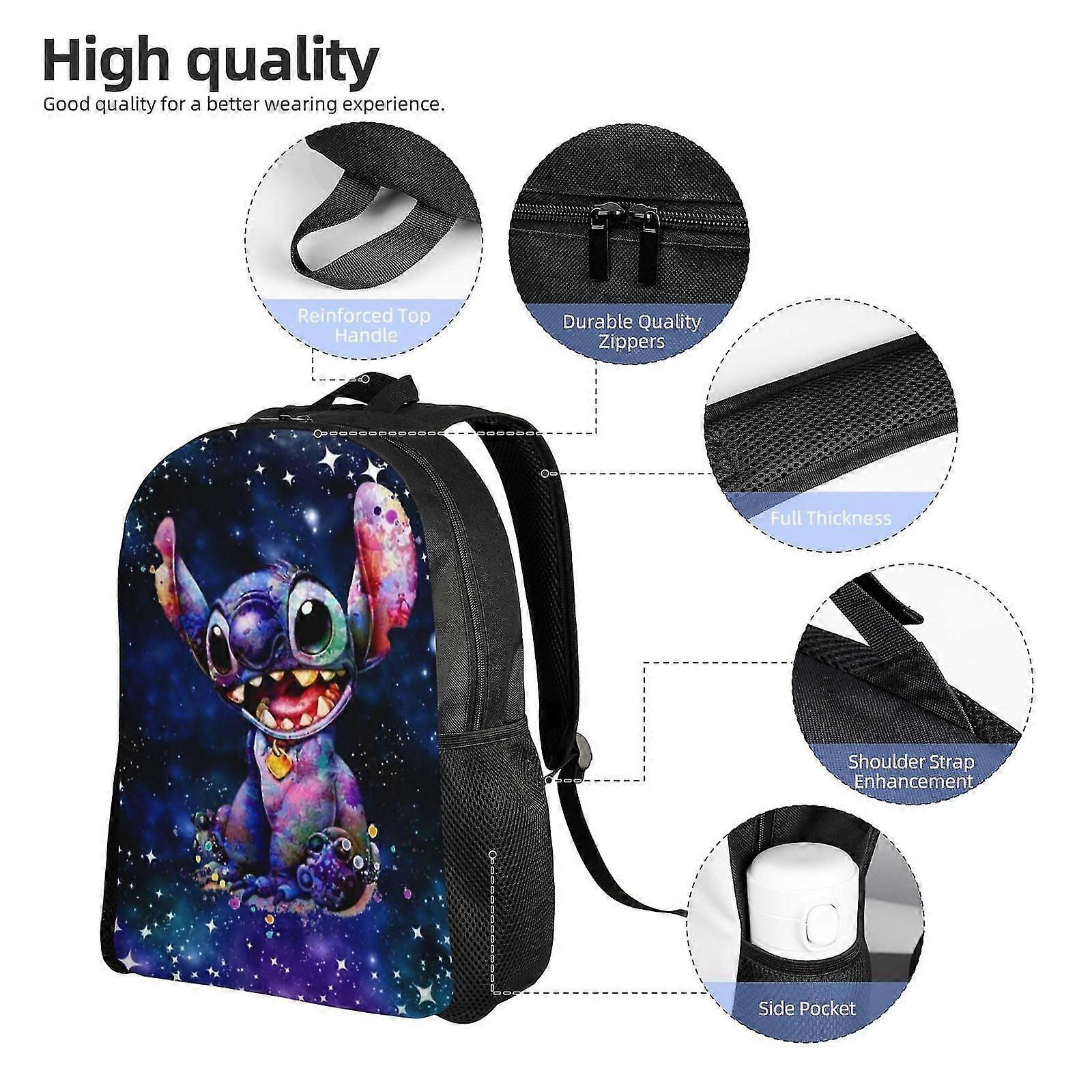 j6361 Kids Stitch Backpack 3D Print Cartoon Anime Backpacks Teenagers ...