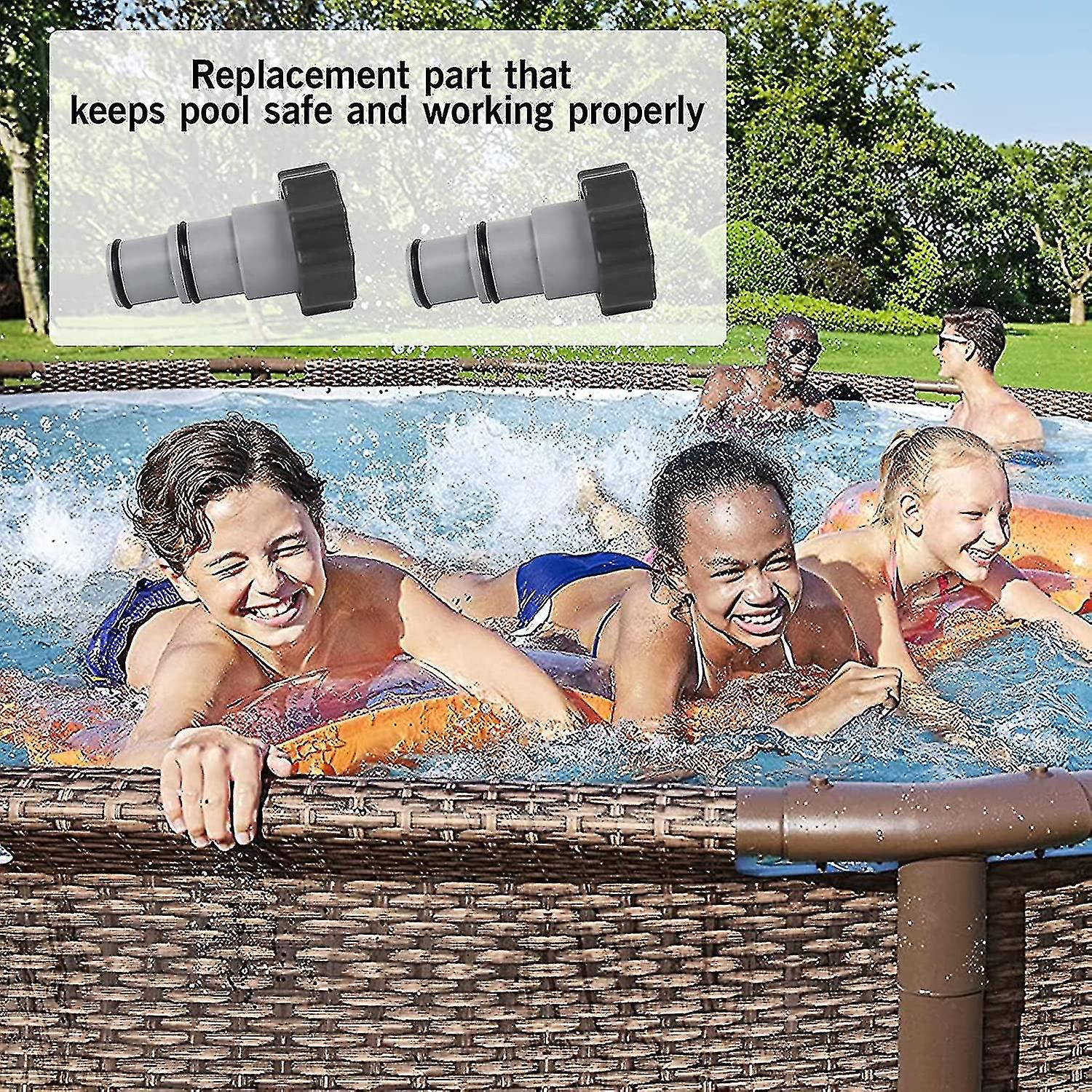 Replacement Hose Adapter W/collar Replace For Intex Fit For Threaded ...