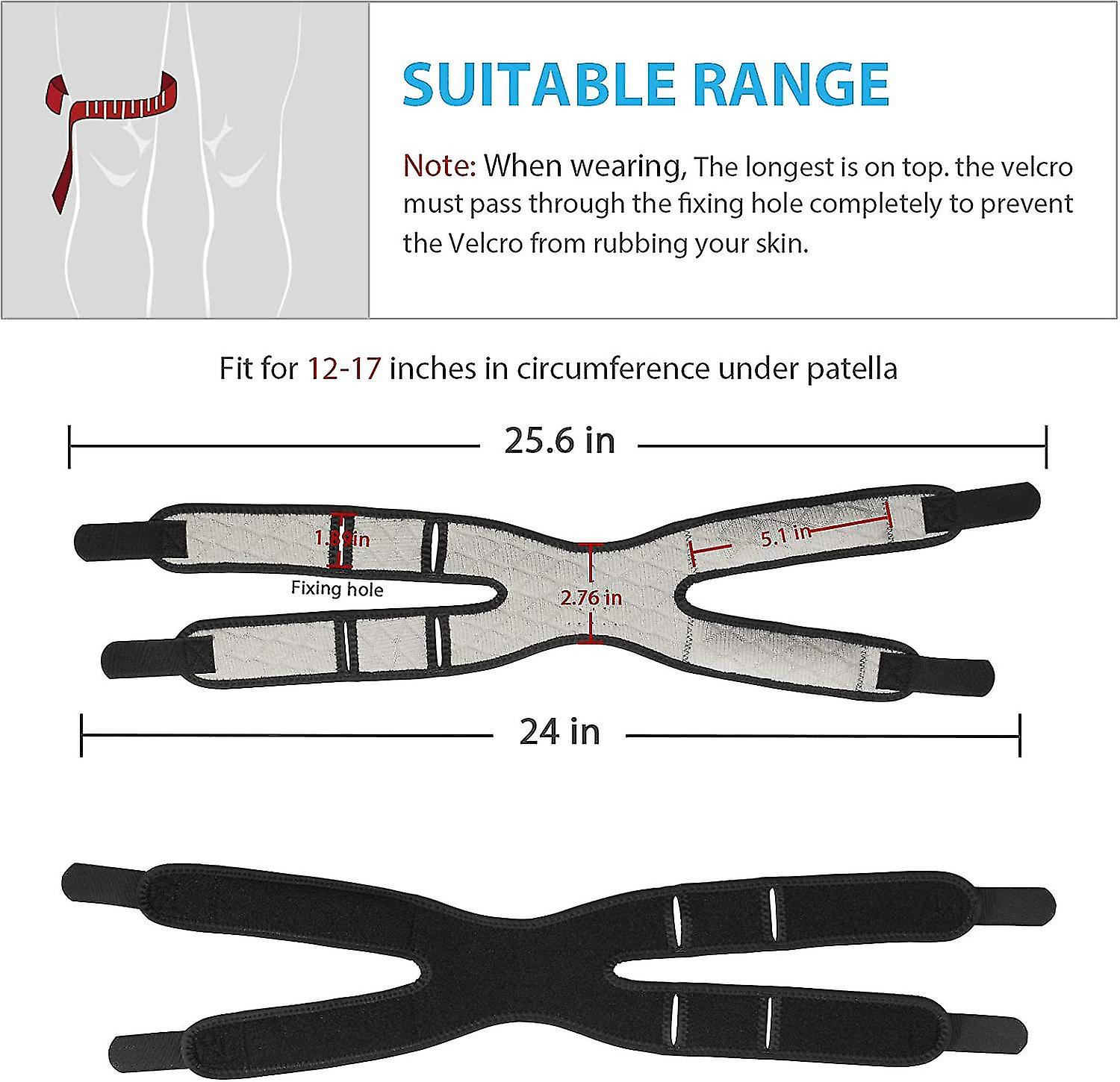 2023 - Patellar Tendon Support Strap 2 Pack, Knee Pain Relief And ...