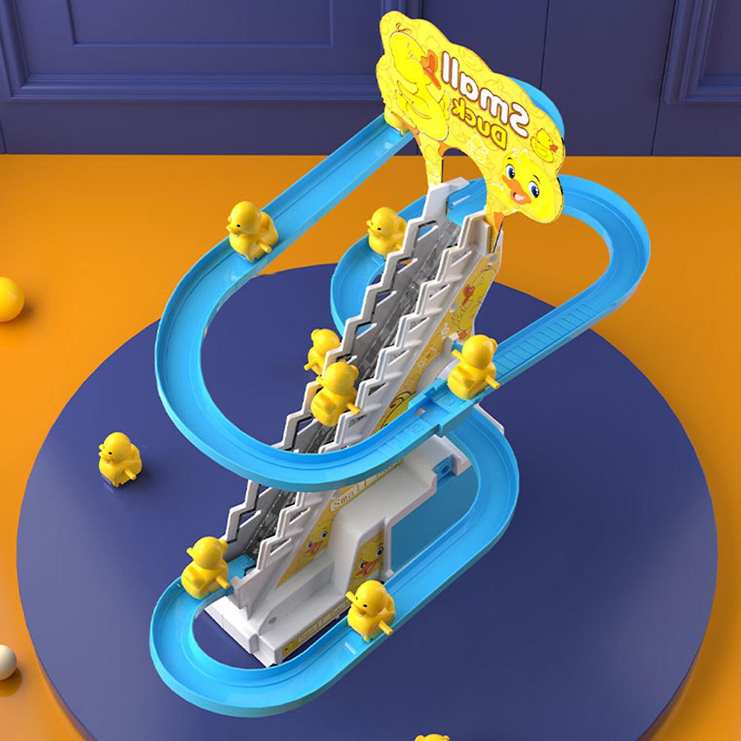 Electric Ducks Chasing Race Track Game Toy Set, Roller Coaster For Kids ...