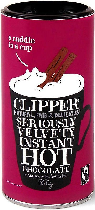 Clipper Fairtrade Instant Hot Chocolate Tubs 350g x6 Clipper Fairtrade ...