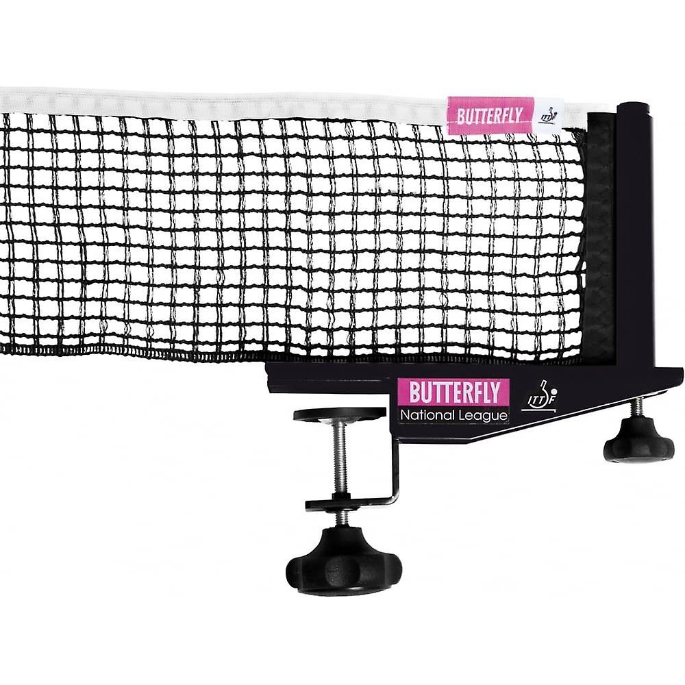 Butterfly National League Table Tennis Net & Post Set ITTF Approved ...