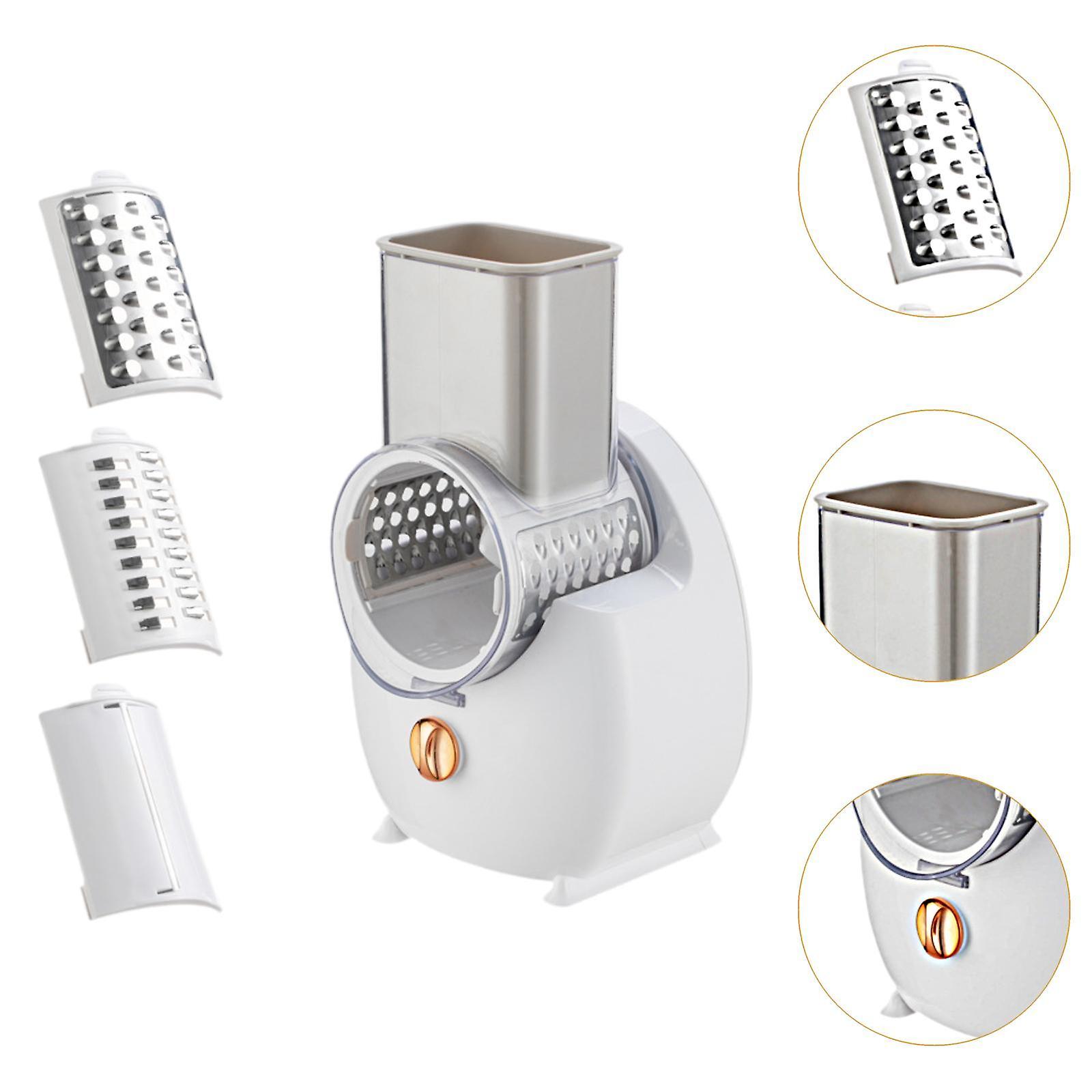 Râpe à fromage électrique 3 en 1, râpe rotative pour galettes de pommes ...