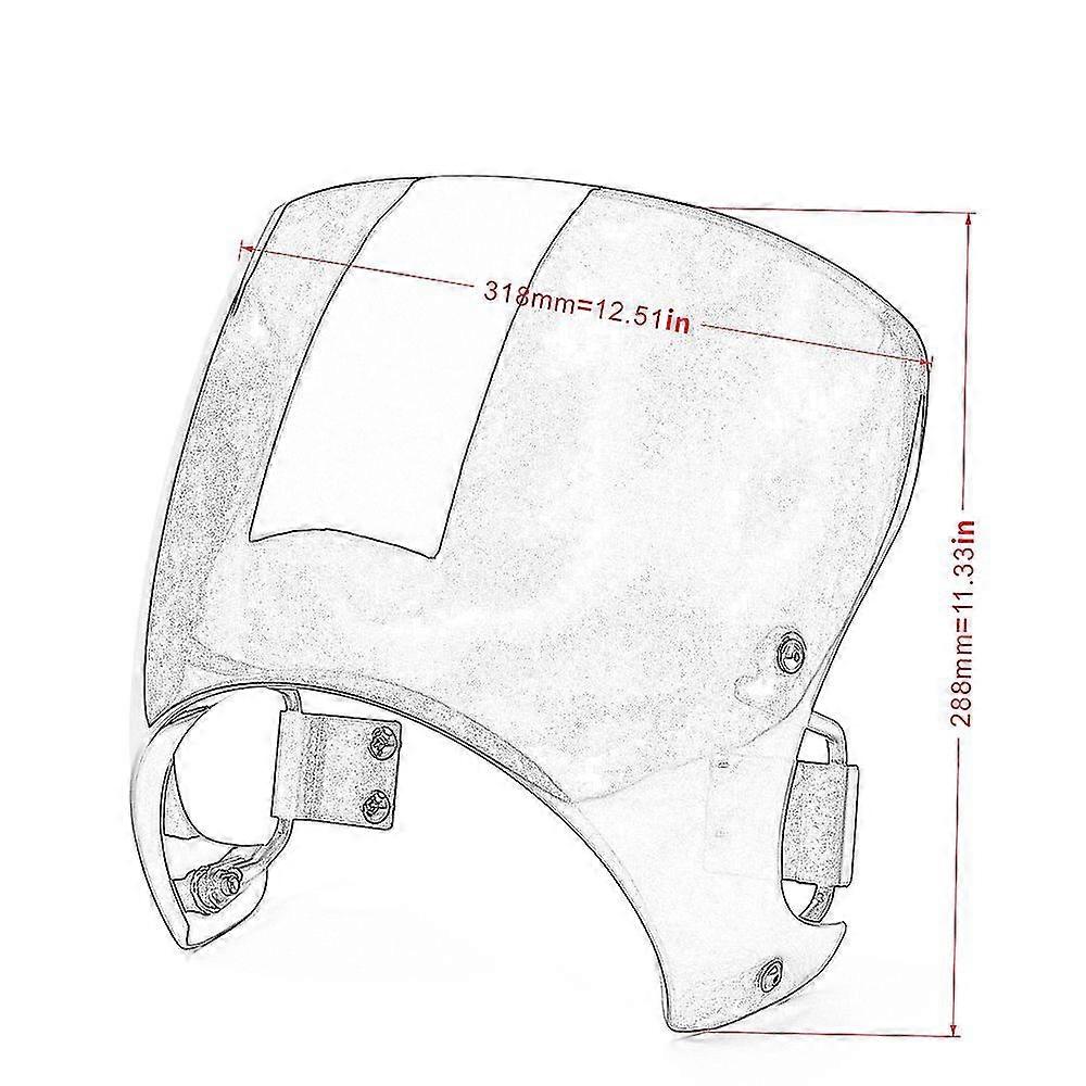 Exquisite Windshield Windscreen Fairing Wind Deflector For Kawasaki ...