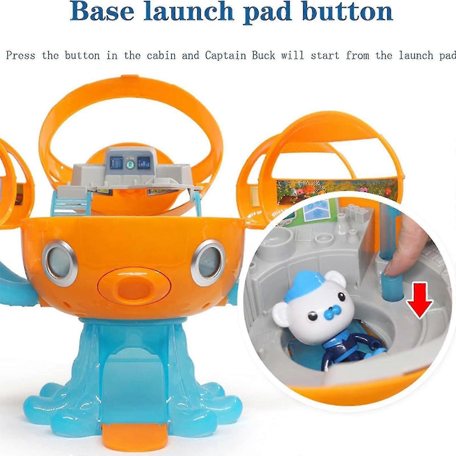 8Pcs Octonauts Octopod Castle Toys Set Action Figure Dolls Adventure ...