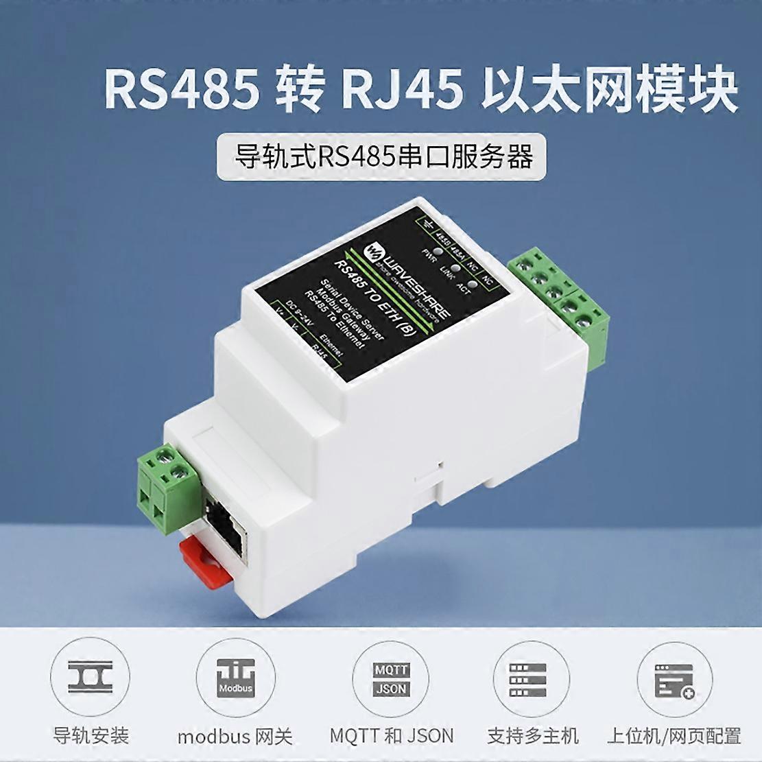 RS485 Serial Port Server RS485 to RJ45 Ethernet /IP to Serial Port ...