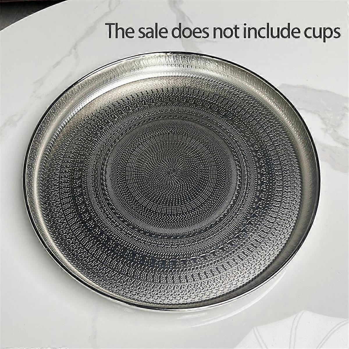 Round Tray, 13inch-Serving Tray, Luxury Decorative Tray, Coffee Table ...