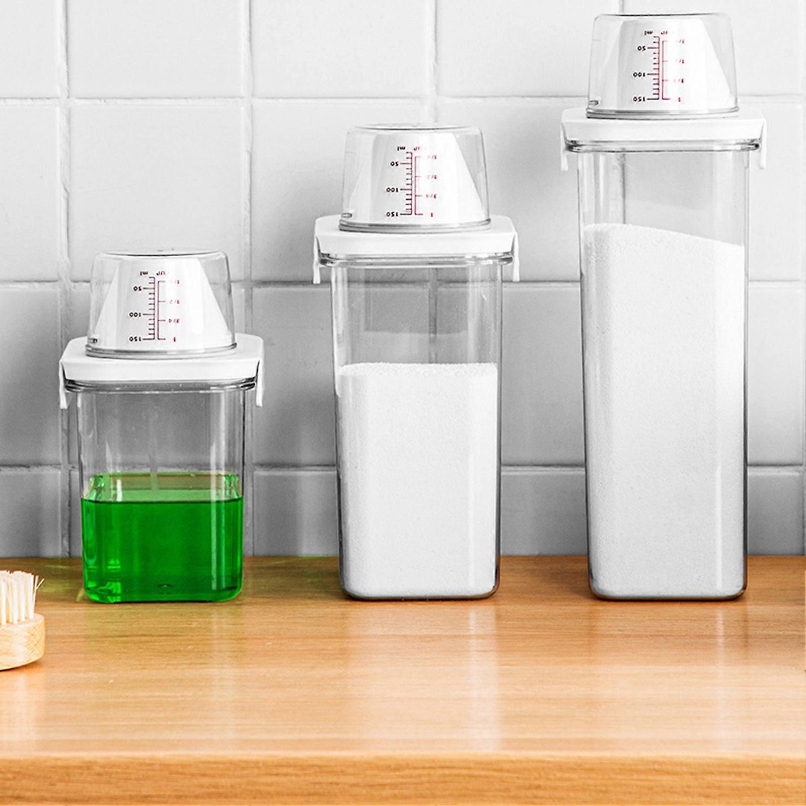 Softener Bleach Storage Container Liquid Detergent Dispenser Storage ...