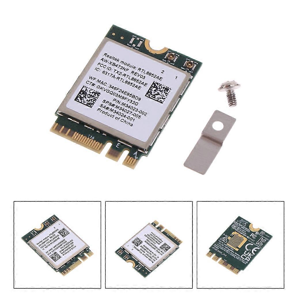 RTL8852AE Dual Band 2.4G/5G WIFI6 802.11ax WIFI Card 1800Mbps BT 5.2 ...