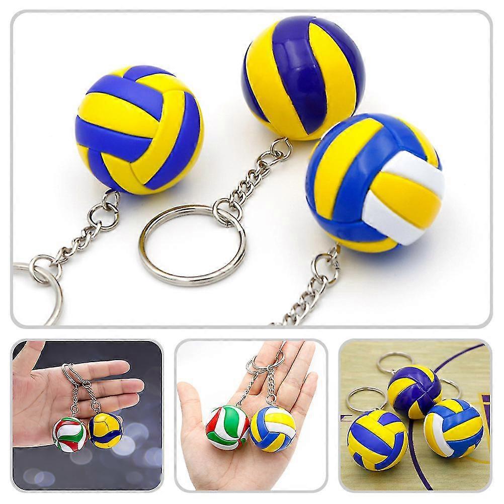 3Pcs Multi-function Key Chains Decorative Volleyball Keychains Portable ...