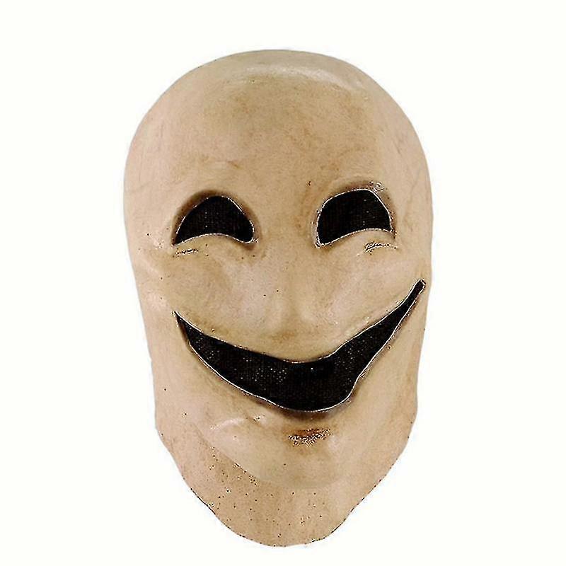 Smile No Face Man Latex Mascara Full Head Horror Faceless Disguise ...