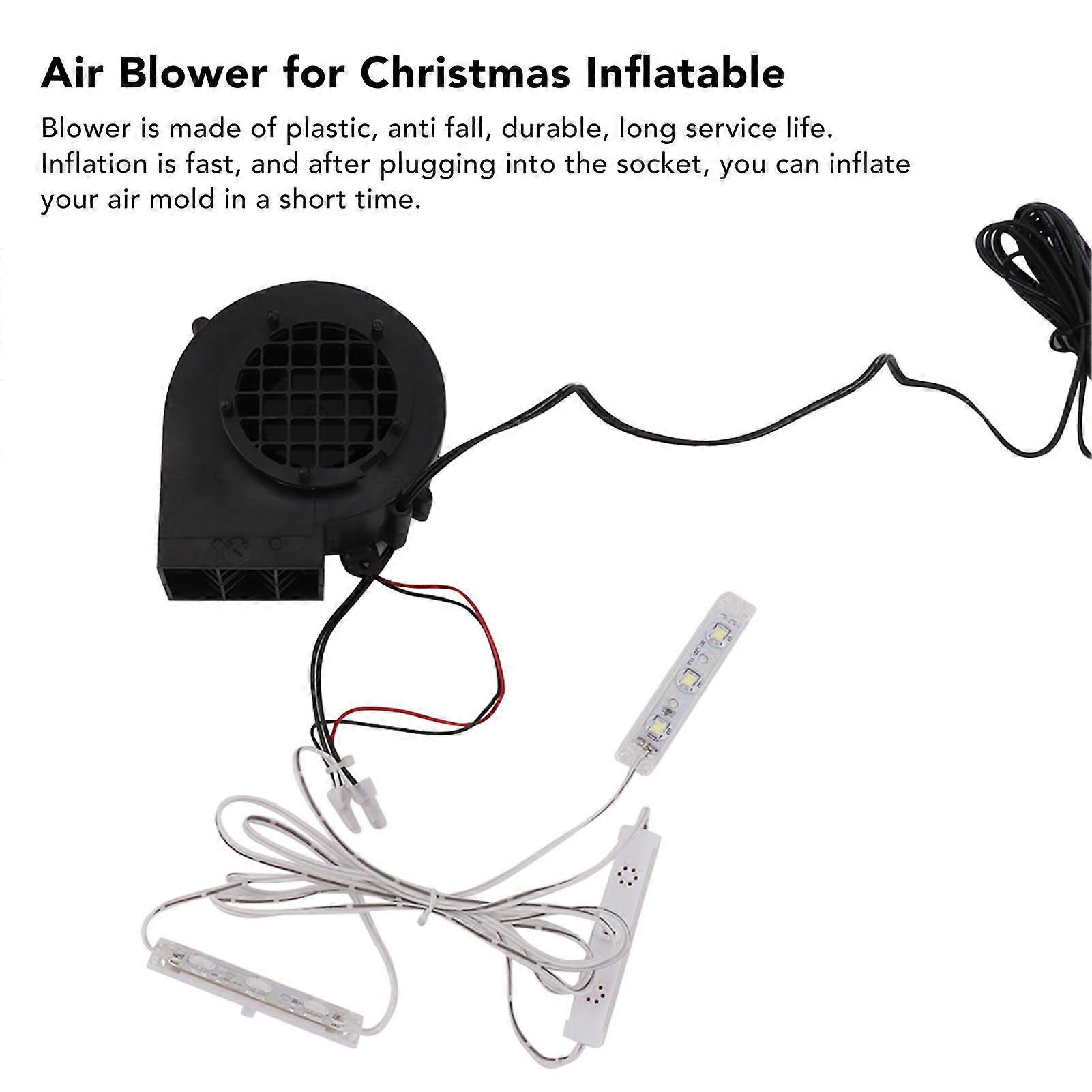 Inflatables Air Blower Christmas Inflatable Blower Pump with 3 White ...