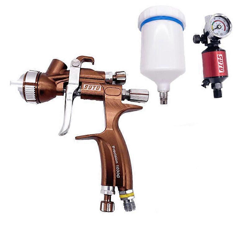 SUTU Spray Gun Water Based Air Spray Gun 1.3MM Nozzle Painting Guns ...