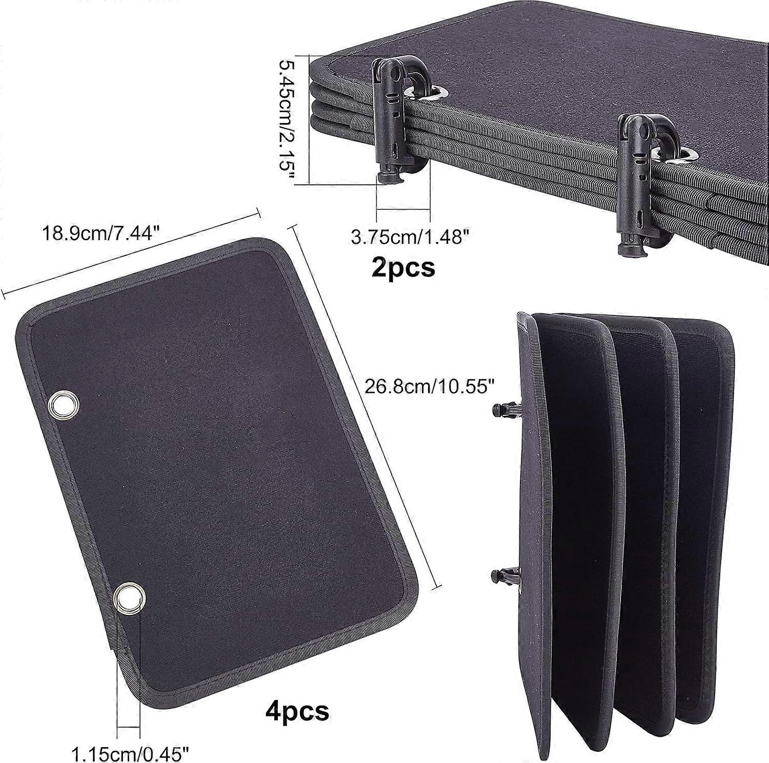 1 Set Tactical Patch Booklet Organizer Black Flip-Page Patch Book Mini ...