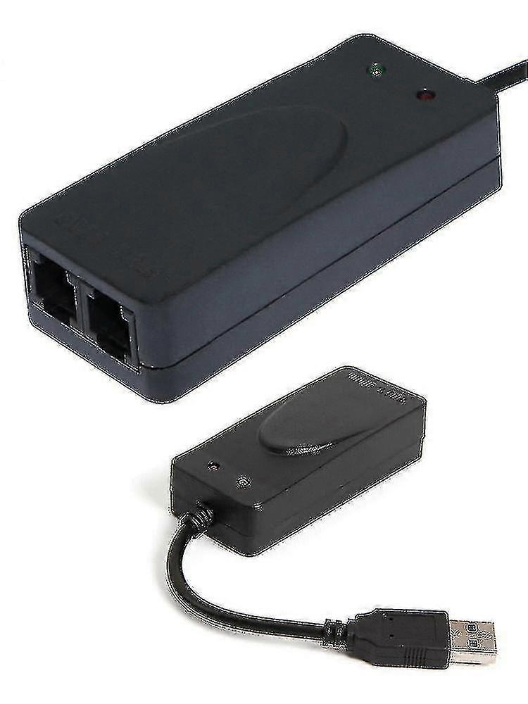 2 Dual Rj11 Ports Usb 56k External Dial Up Voice Fax Data Modem For ...