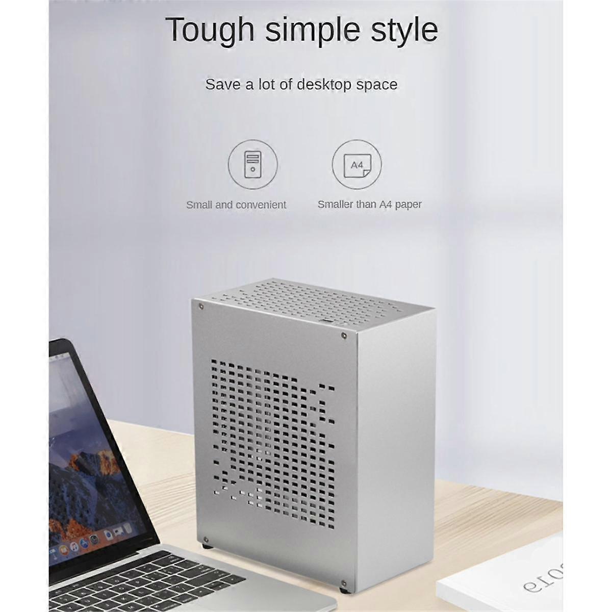 A07 Mini ITX Computer Case Chassis HTPC Host Case USB3.0 ITX Enclosure ...