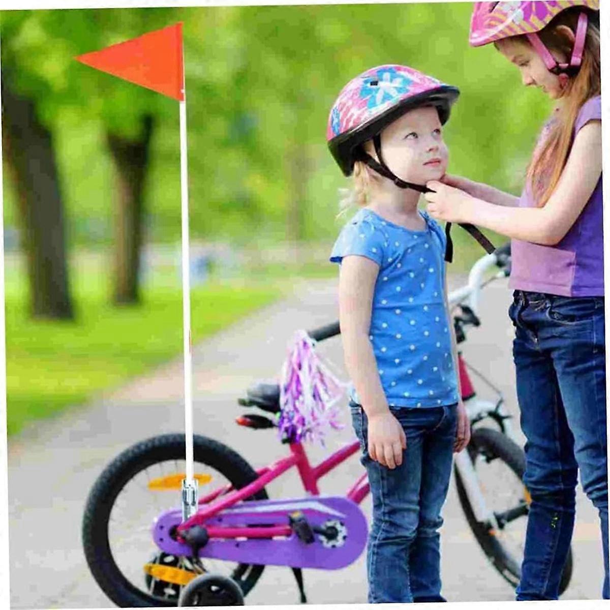 Bike Safety Flag Kid Bike Trailer Flag Reflective Children Flag with ...