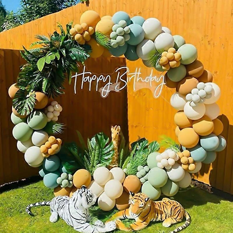 1 Set Garland Stand Easy to Assemble Multi-functional PVC Round Circle ...