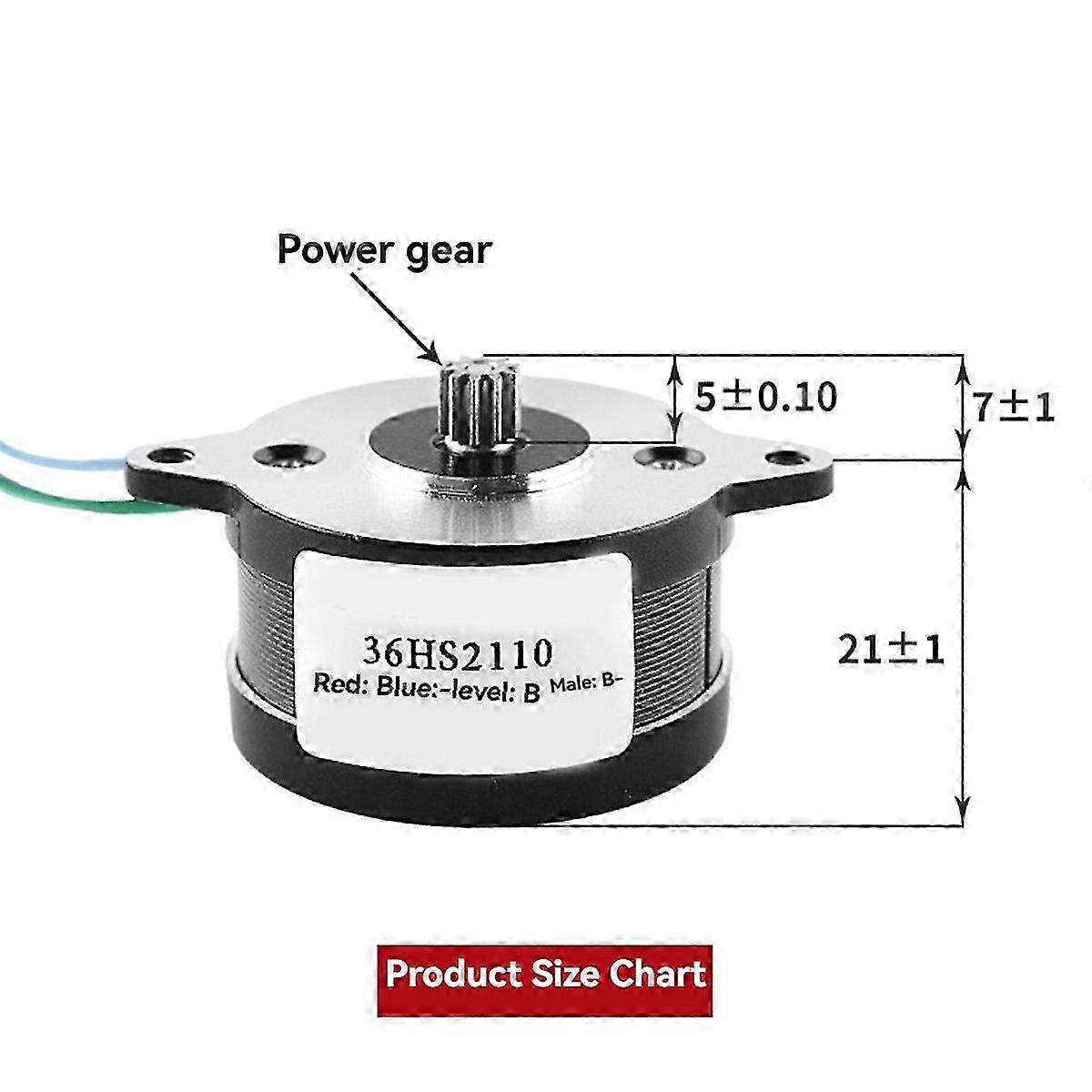 Pancake Motor 36hs2110 Circular Extruder Motor 3d Printer Accessory ...