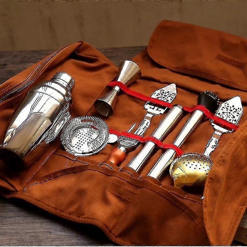 Bar Bartender Carrying Bag Creative Bartender Canvas Toolkit Pack Bar ...