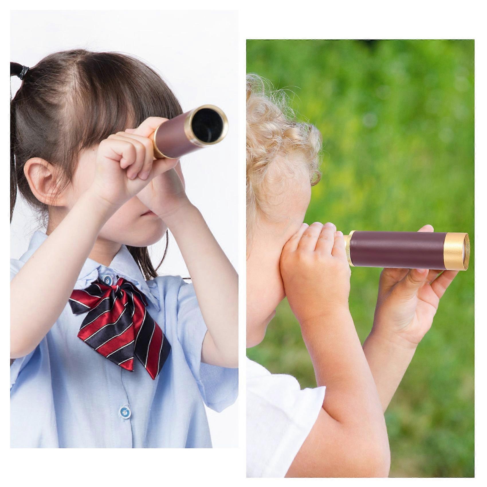 Pocket telescope Brass 25x30 binoculars Monocular Telescope Hand ...