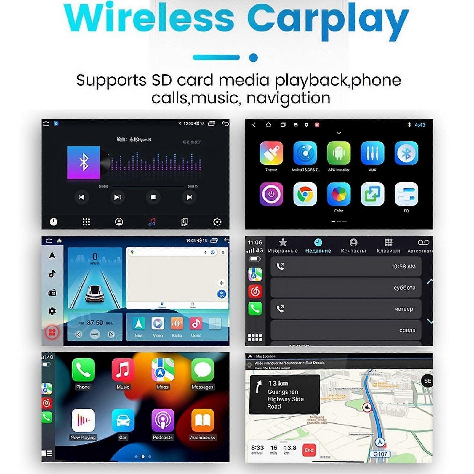 Carplay Ai Box Wireless Carplay Android Auto Mini TV Box Wireless ...