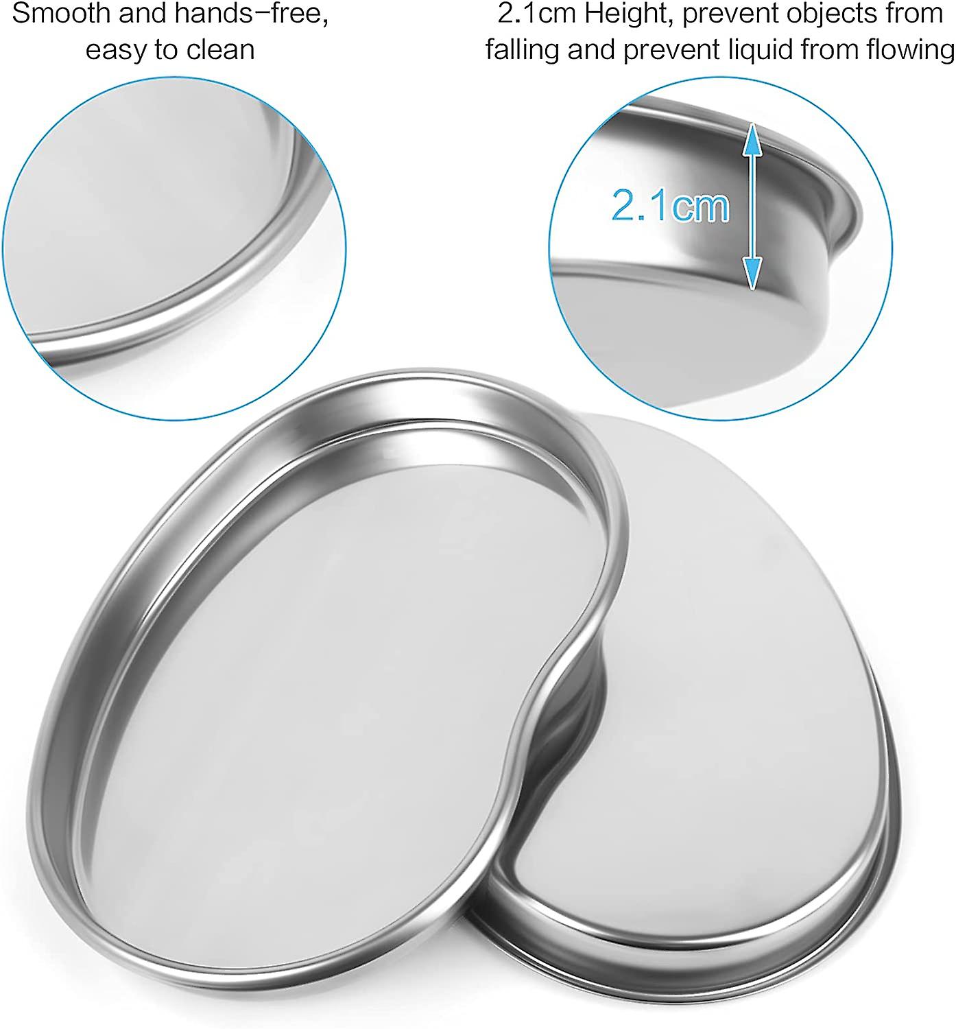 Small Instrument Tray, Stainless Steel Laboratory Tray Metal Kidney ...