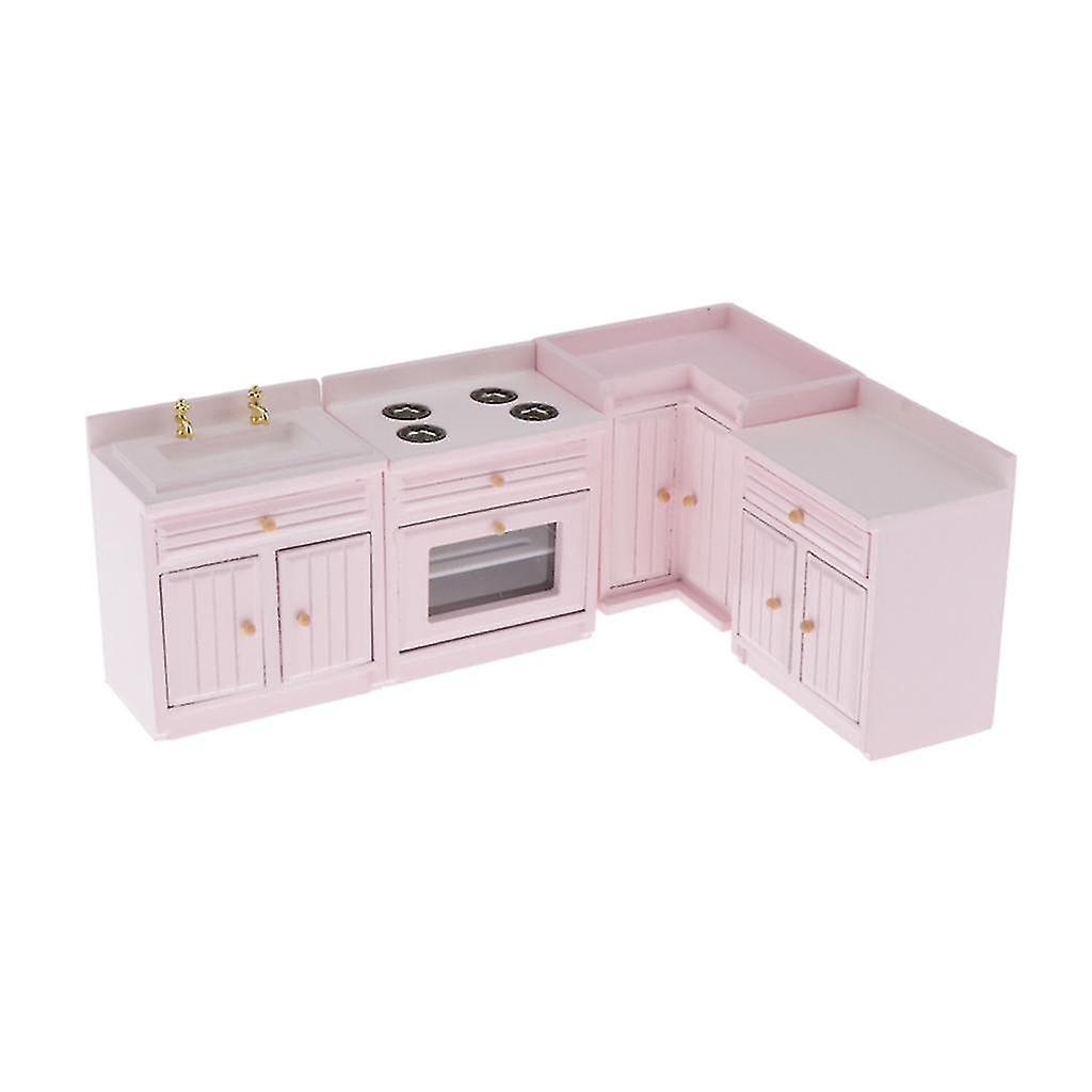 Miniature Dolls House Kitchen Furniture, 1/12th Wooden Cooking Cabinet ...